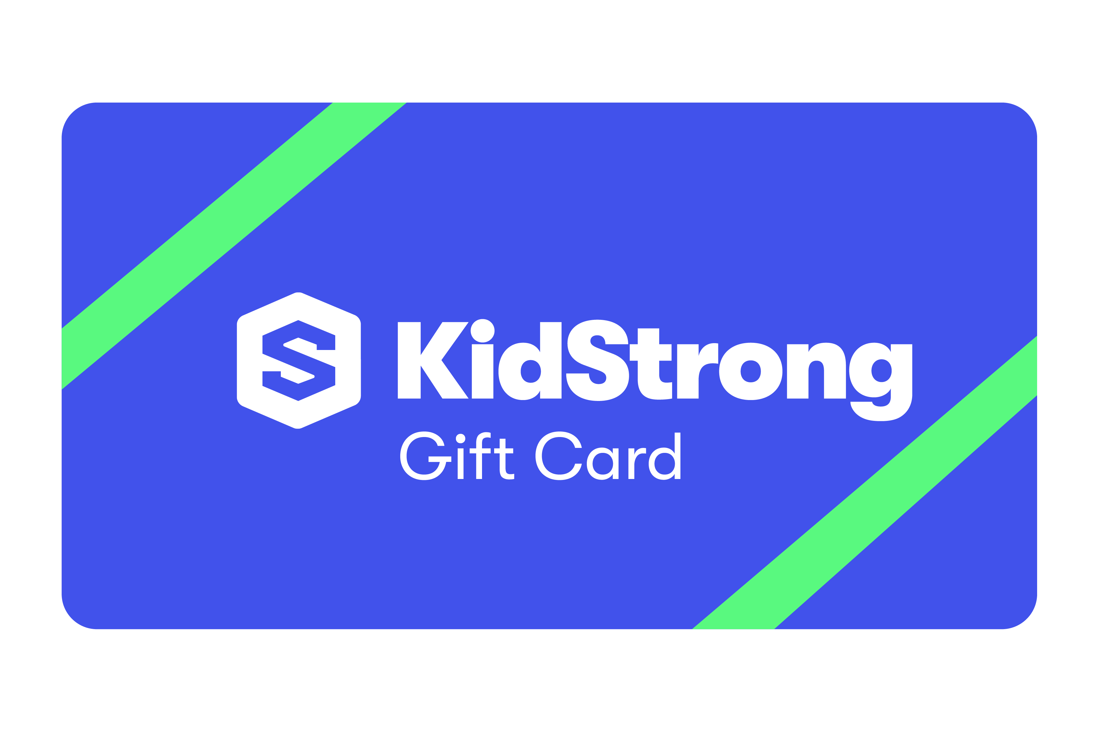 Online Gift Card (Not Valid In Center) – KidStrong Shop